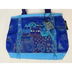 Laurel Burch | Bags | Laurel Burch Small Tote Bag With Wood Charm 1 X 3 ...